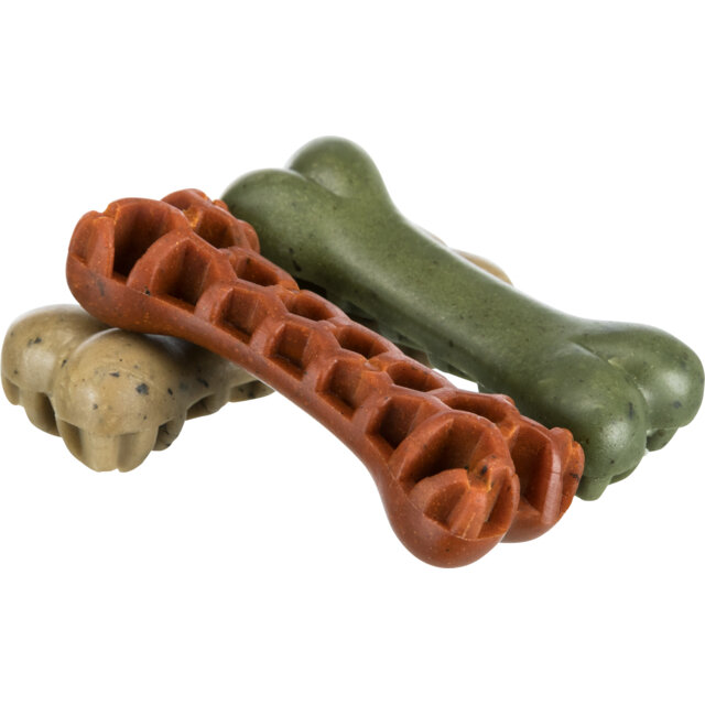Trixie Denta Fun Veggie Honey Comb Bone mit Seealgen, 58 g, 1,49